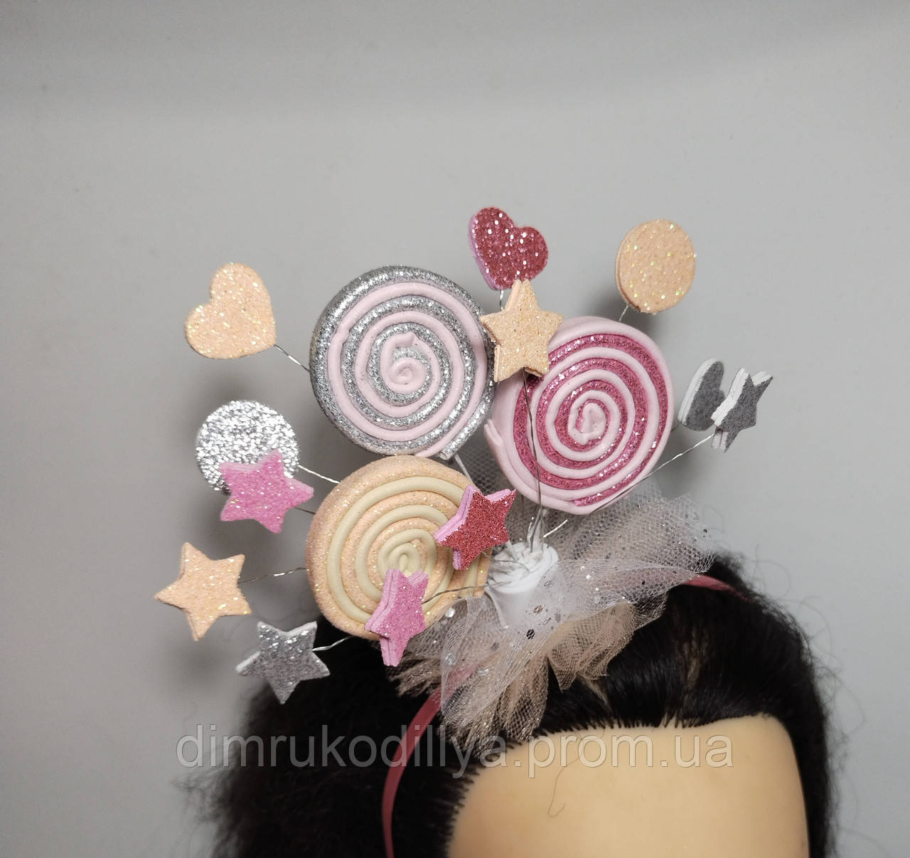 Купить Обруч на голову Карамелька, Цукерочка. Конфета, Конфетка ...