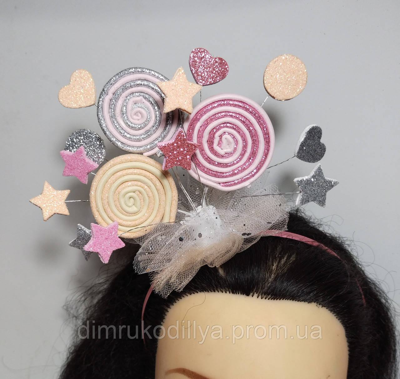 Купить Обруч на голову Карамелька, Цукерочка. Конфета, Конфетка ...