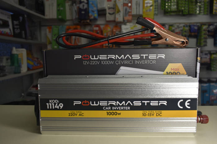 Купить Инвертор(преобразователь)напряжения Powermaster-1000 (600Вт), 12/220V, approximated, цена ...