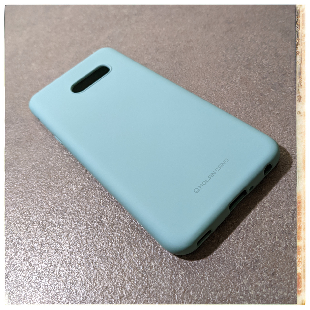 Lg G8X | g8x | V50s силиконовый чехол софт тач MOLAN CANO БИРЮЗОВЫЙ (ID ...