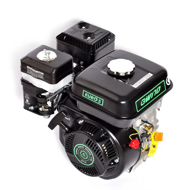 Бензомотор з ручним стартом GrunWelt GW170F-T/25 NEW Євро 5 (шліци 25 ...