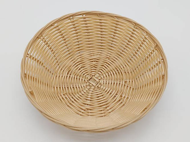 Купити Фруктівниця цукерниця пластикова Кошик для фруктів Сухарниця кругла Хлібниця 23 Cm H 7 Cm