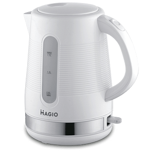 Купити Електрочайник MAGIO MG-100 пластик, 1,7 л, 1,8 кВт, дисковий, 12 міс. (в СЦ покупець ...