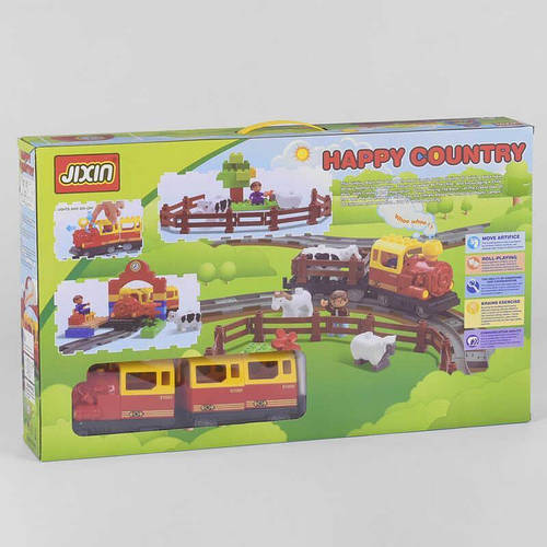Купить Конструктор железная дорога JIXIN 6188 A (12/2) свет, звук, в коробке, цена 995 ₴ — Prom ...