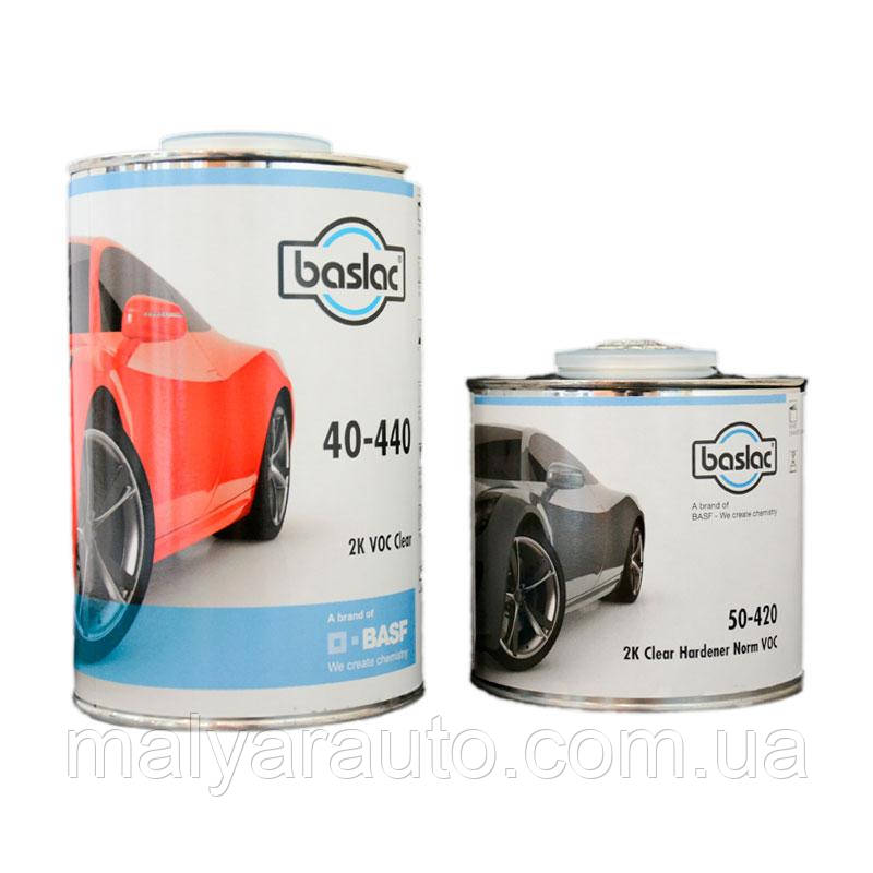 Лак Baslac 40-440 2K Clear VOC (1L+0.5L) (ID#1716957941), цена: 1574 ₴, купить на Prom.ua