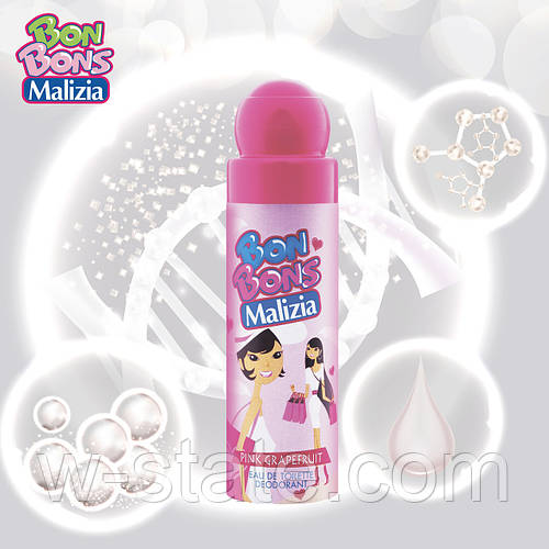 MALIZIA Bon Bons Вода туалетная дезодорант для детей PINK GRAPEFRUIT 75 ...