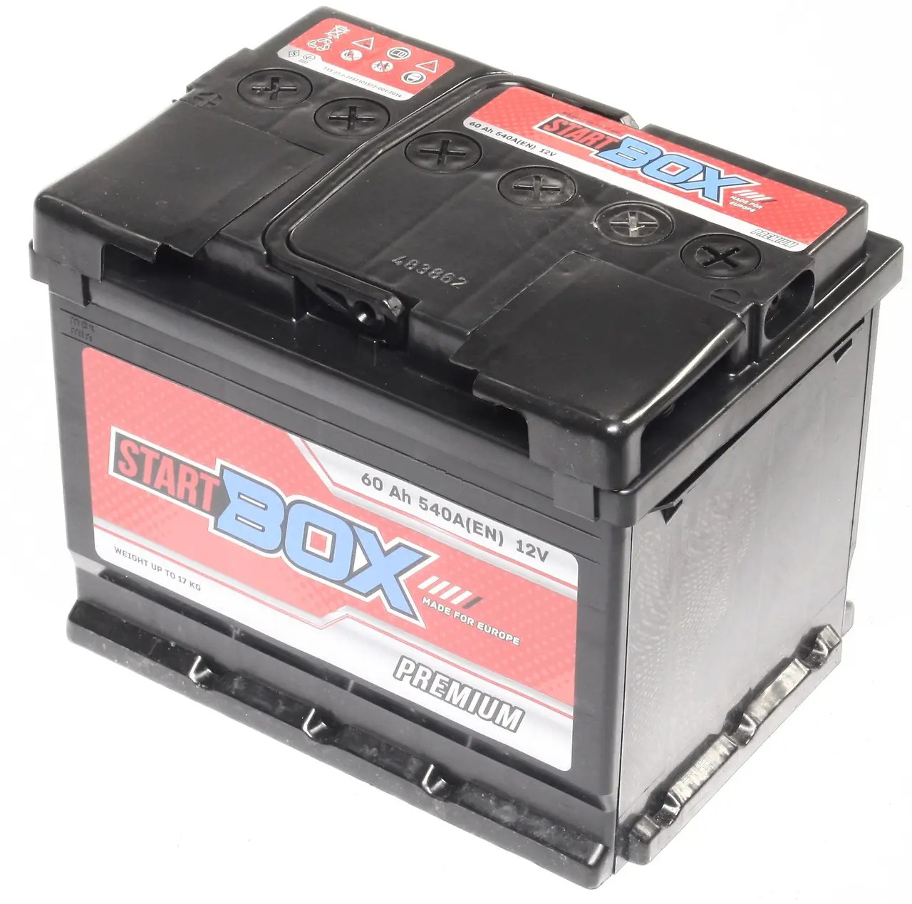 Аккумулятор 60Ah-12v StartBOX Premium (242x175x190),R,EN540, цена 2476 ...