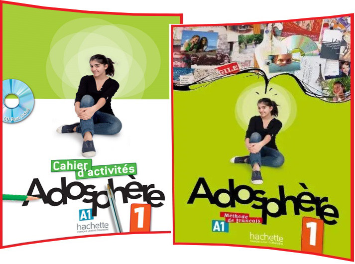 Adosphère 1. Livre+Cahier d'activité. Комплект книг французької мови ...