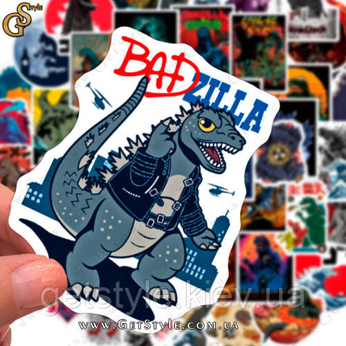 Купити Набір наклейок Годзілла Godzilla 50 шт., ціна 165 ₴ - Prom.ua ...