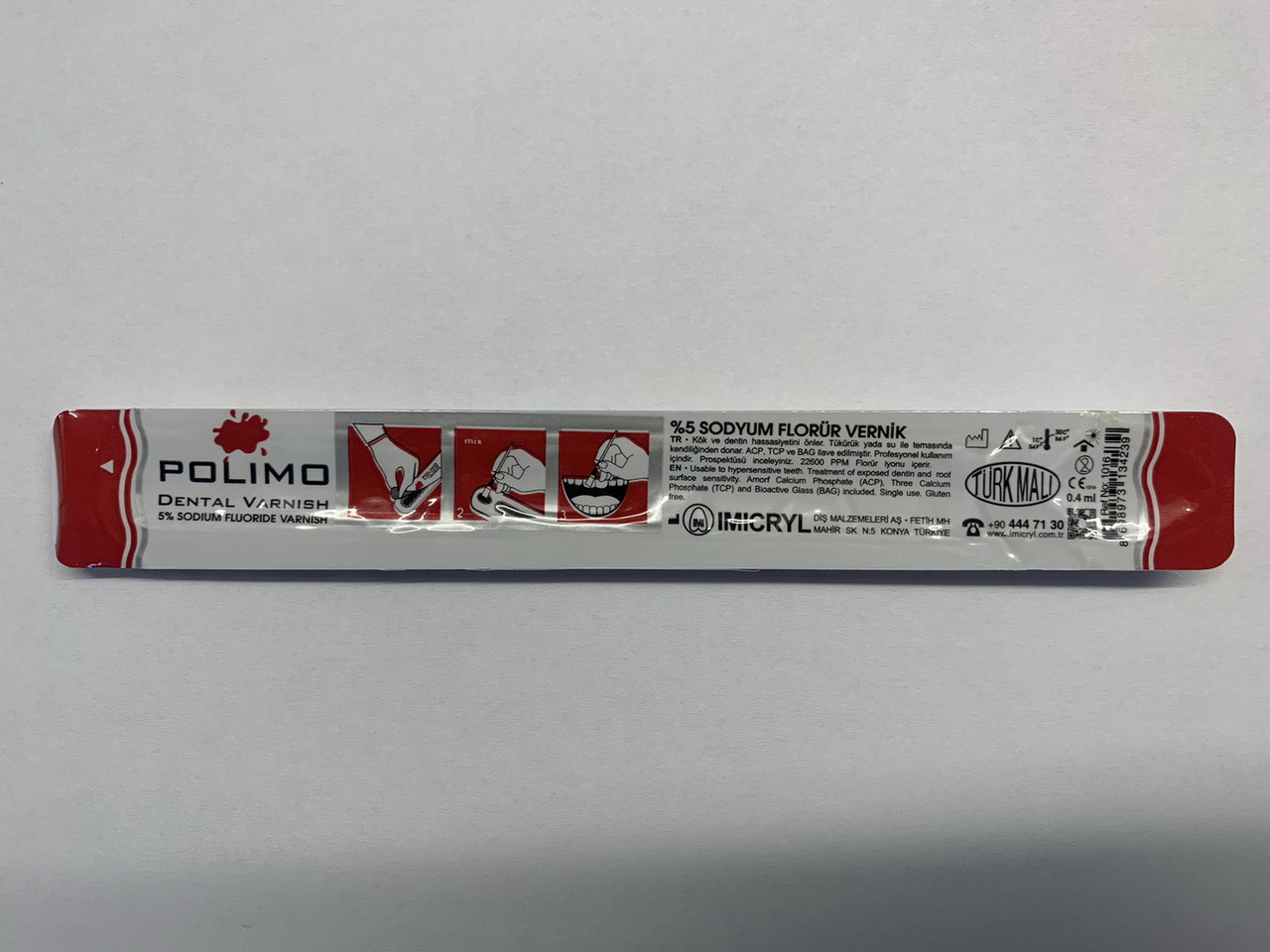 ПОЛІМО (POLIMO FLUORIDE VARNISH) лак 0.4 мл, (1016) (ID#1717647076 ...