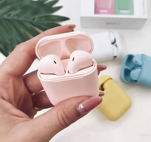 Купить InPods 12 TWS Розовые Акция! Беспроводные наушники TWS ОПТ ...