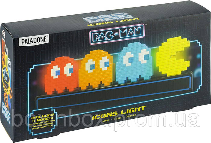 Купить Коллекционная лампа Pac Man и Ghosts Light, Pac Man, цена 1136 ...
