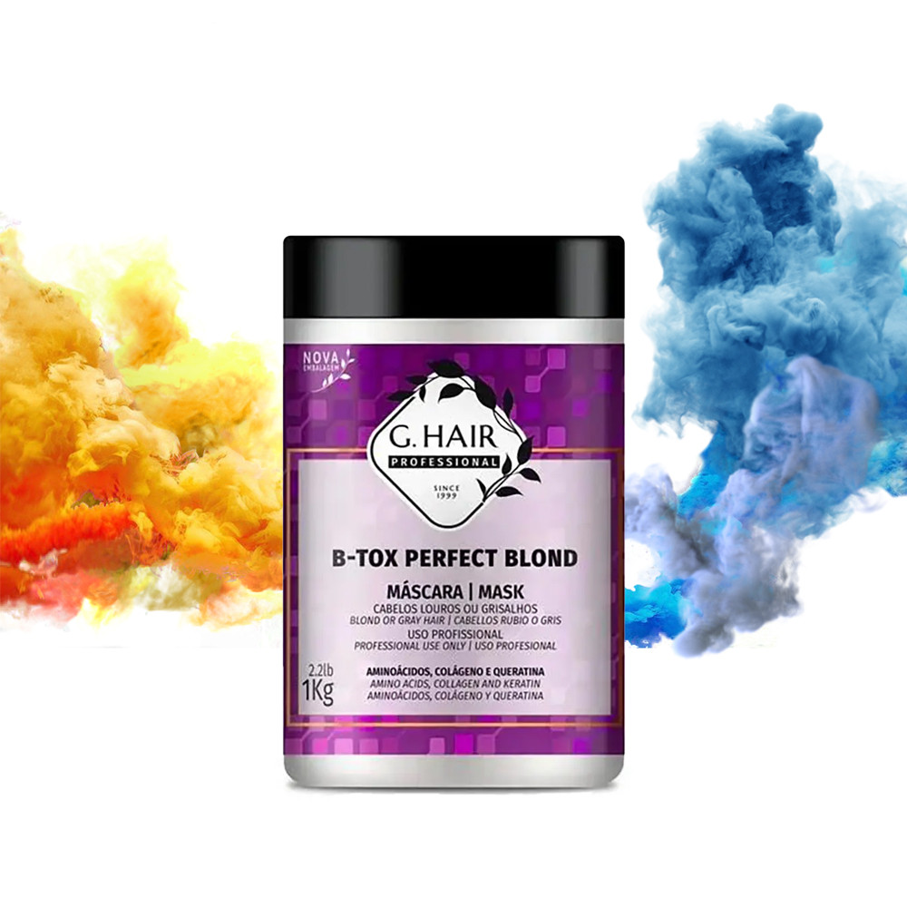 Ботокс с пигментом для блондинок Inoar G.hair B-tox Perfect Blond 1000 ...