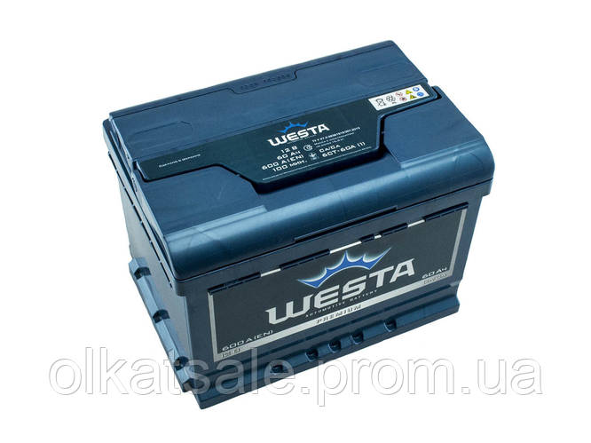 Аккумулятор Westa 60Ач (600A), цена 2340 грн — Prom.ua (ID#1717978760)
