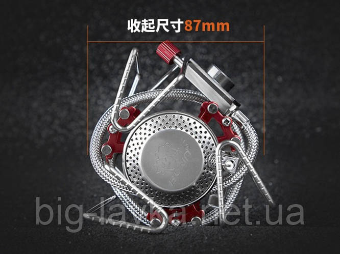 Газовая горелка Bulin BL100-B6 3200W с ветрозащитой со шлангом туристическая, цена 3037.60 грн ...