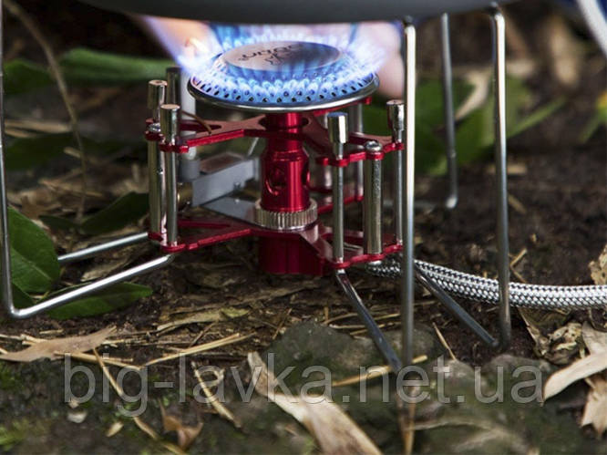 Газовая горелка Bulin BL100-B6 3200W с ветрозащитой со шлангом туристическая, цена 3037.60 грн ...