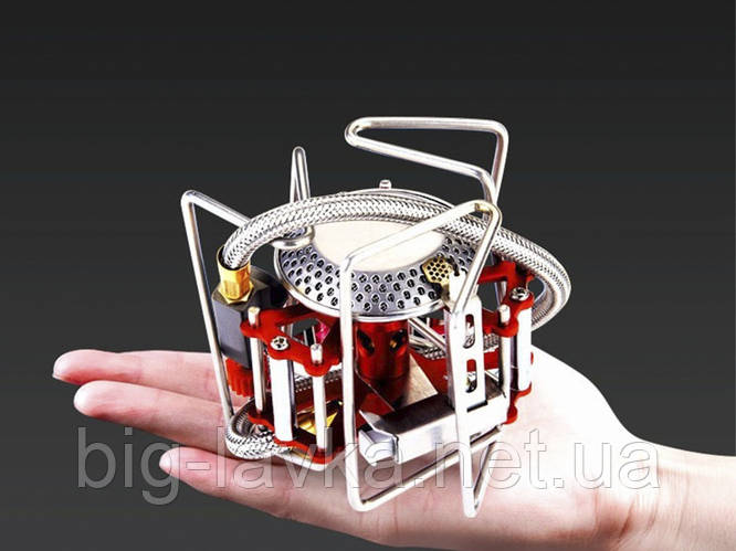 Газовая горелка Bulin BL100-B6 3200W с ветрозащитой со шлангом туристическая, цена 3037.60 грн ...