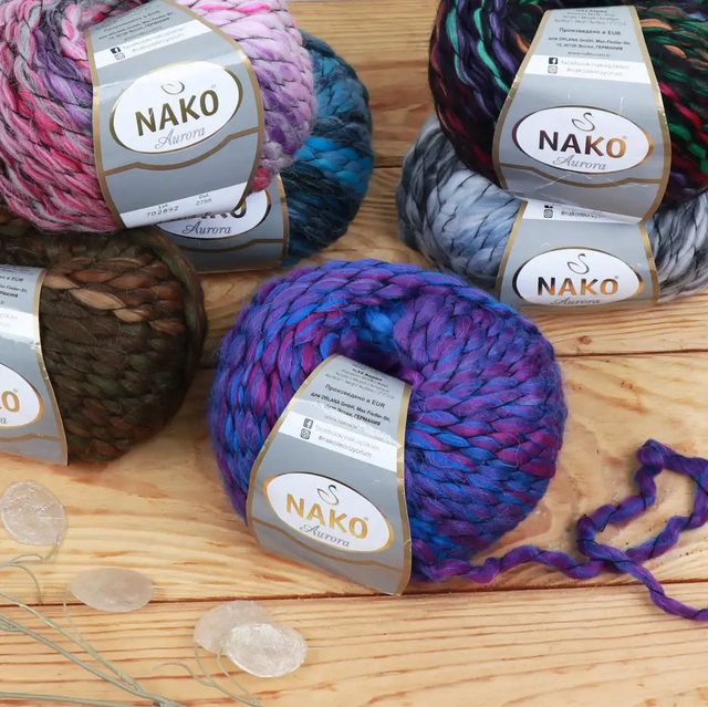 Nako "Aurora/ Аврора", Туреччина купити в Україні Дешево! Інтернет-магазин пряжі для в'язання