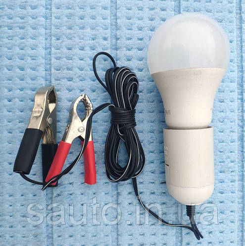 12 вольт. 10 Ватт. Светодиодная. Переноска автомобильная в гараж ...