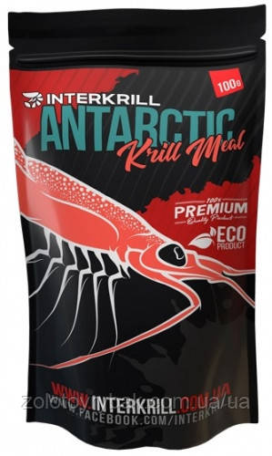Купити Крилове борошно Interkrill Antarctic Krill Meal 100g, ціна 49.84 грн - Prom.ua (ID ...