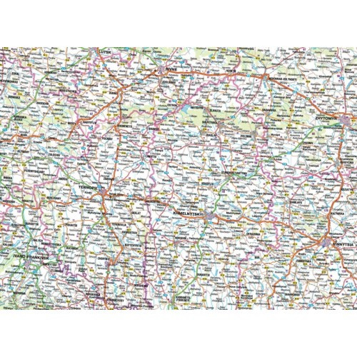 UKRAINE, ROAD MAP, м-б 1:1 000 000 (лат.). Картографія (ID#1624244102 ...