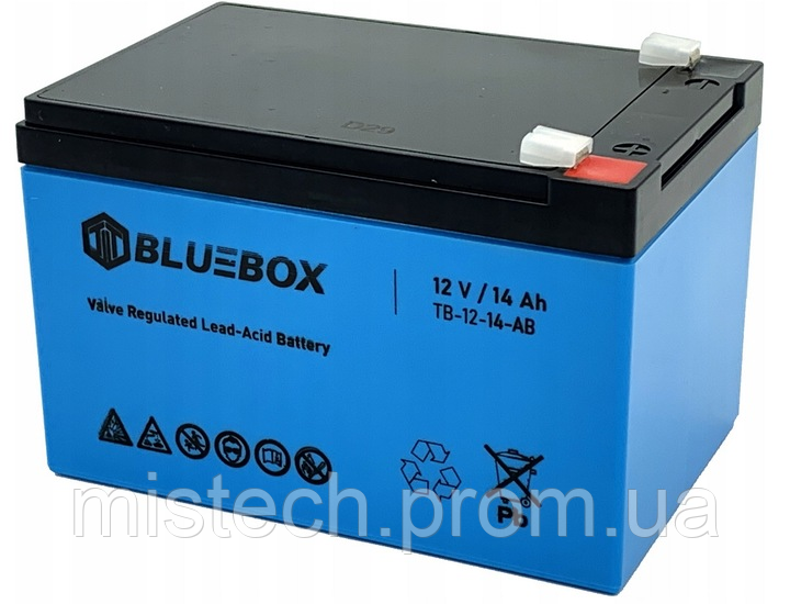 АККУМУЛЯТОР AGM 12V 14Ah BLUEBOX ОЧЕНЬ МОЩНЫЙ ПОЛЬША, цена 2299 грн ...