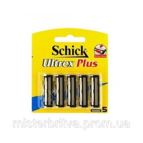 Змінні касети для гоління Schick Ultrex Plus 5шт. Оригінал (ID ...