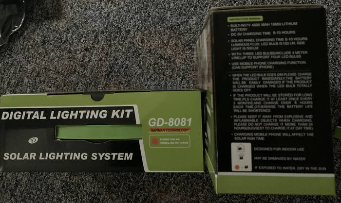 Купить Портативная солнечная станция GDPlus GD-8081 (18560mAh) FM-радіо + Bluetooth, цена 1193. ...