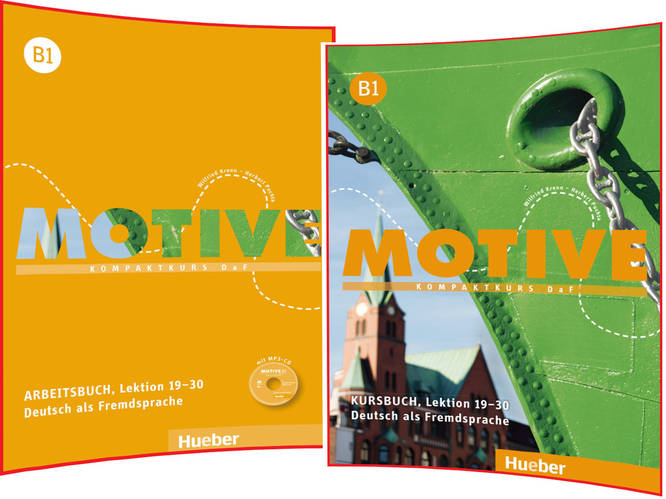 Motive B1. Kursbuch+Arbeitsbuch. Lektion 19-30. Комплект книг німецької мови. Підручник+Зошит ...