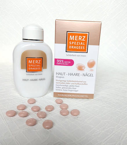 Вітаміни 120 штук для волосся, шкіри і нігтя спеціальні драже Мерц Merz ...