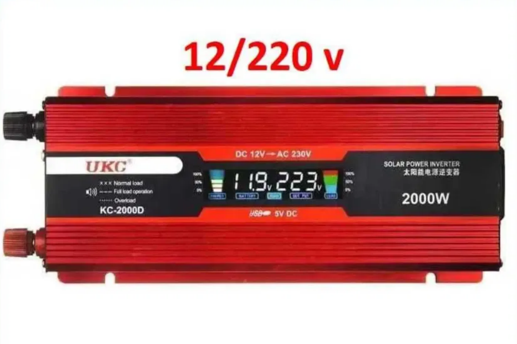 Преобразователь инвертор Inverter I-Power SSK UKC 12V-230V 2000D KC-2000D DC-AC (ID#1379574557 ...