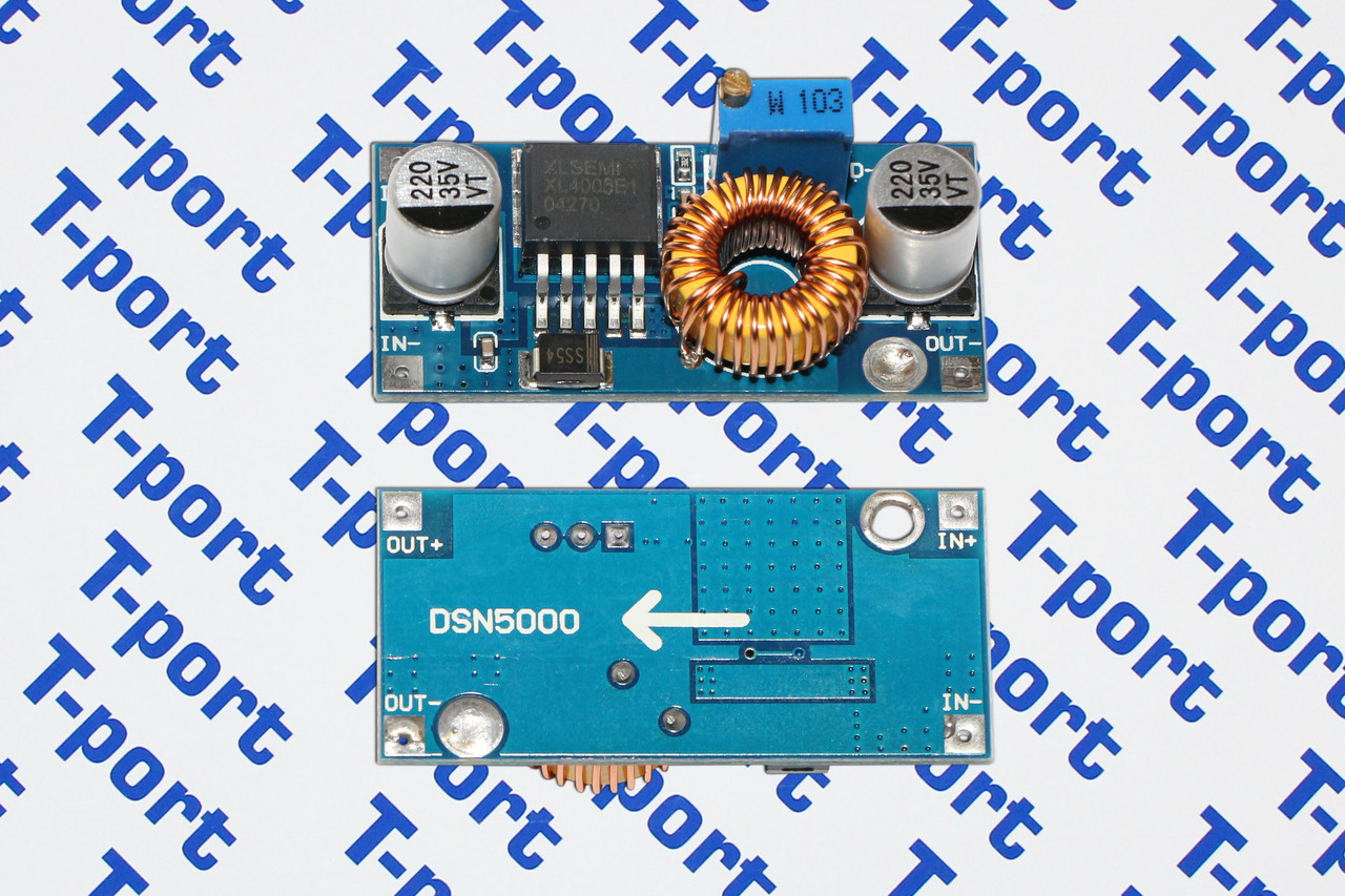 Модуль знижувальний DC-DC XL4005 DSN5000 5 А 5-32V to 1.25-24V (HW-286 ...