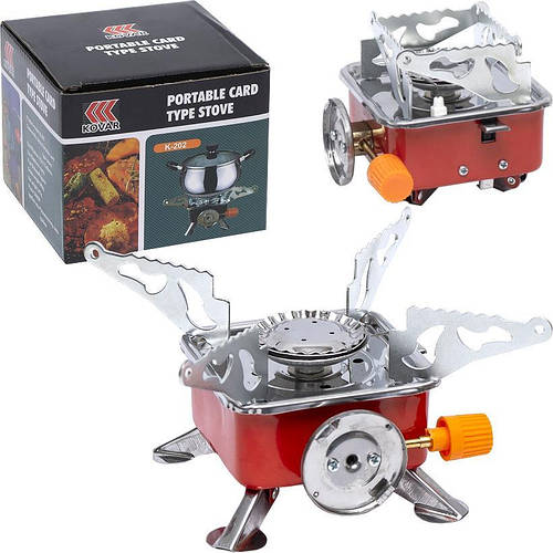 Портативна газова плита Portable Card Type Stove K-202, цена 651 грн — Prom.ua (ID#1719699740)