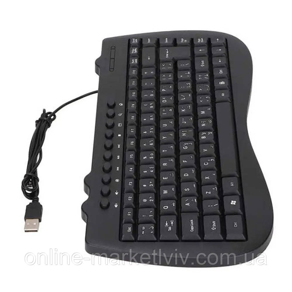 Купить Клавиатура проводная KEYBOARD MINI KP-988 Черная / Клавиатура ...