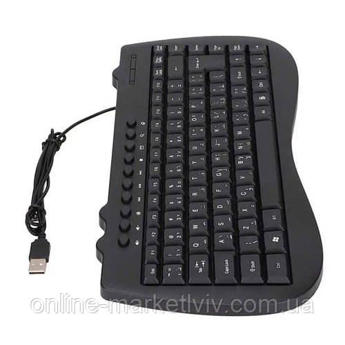 Купить Клавиатура проводная KEYBOARD MINI KP-988 Черная / Клавиатура ...