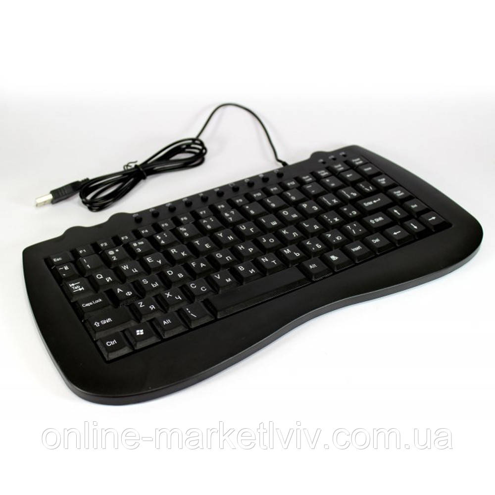 Купить Клавиатура проводная KEYBOARD MINI KP-988 Черная / Клавиатура ...