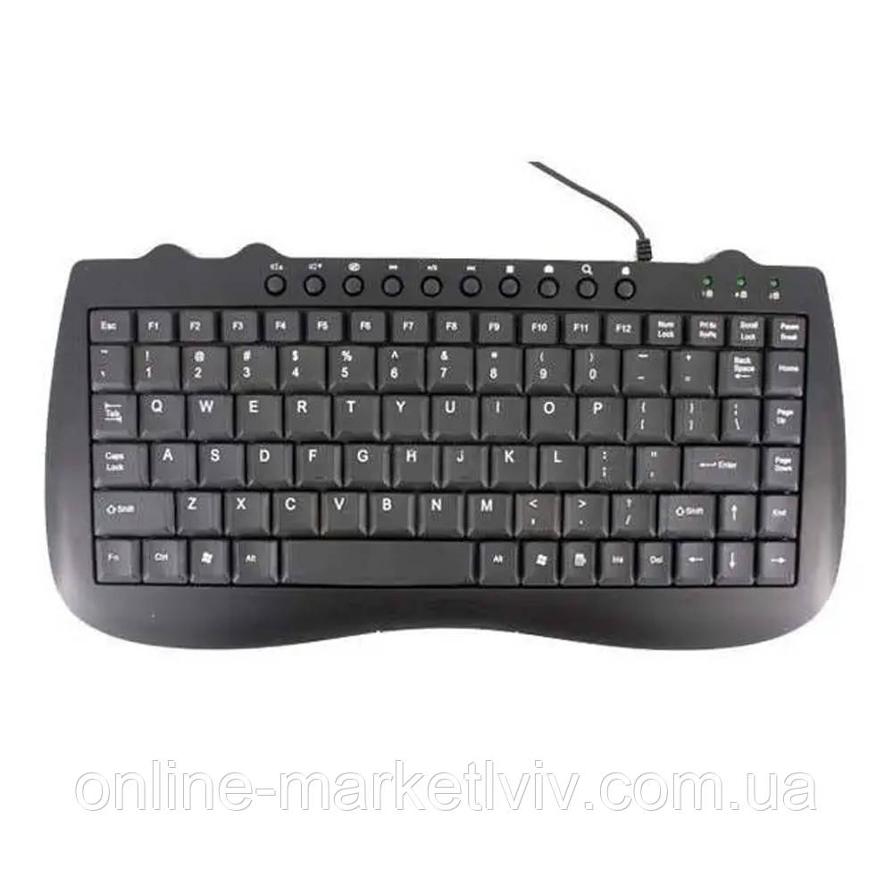 Купить Клавиатура проводная KEYBOARD MINI KP-988 Черная / Клавиатура ...