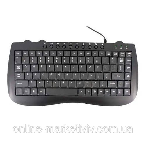 Купить Клавиатура проводная KEYBOARD MINI KP-988 Черная / Клавиатура ...