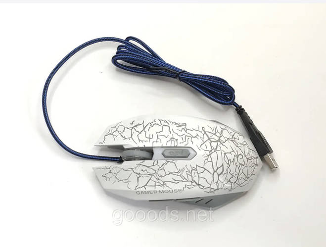 Купить Белая игровая USB мышка с подсветкой ZUOYA, цена 350 грн — Prom ...