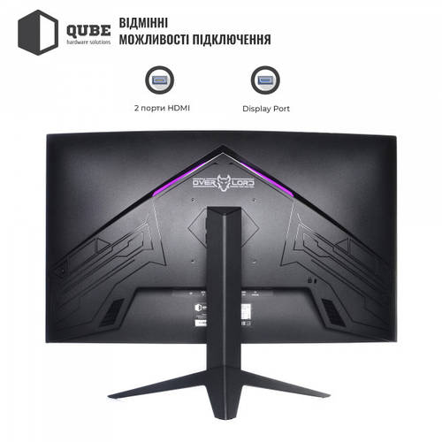 Купити Монітор 27" QUBE Overlord C27Q165Plus, ціна 9499 ₴ - Prom.ua (ID ...