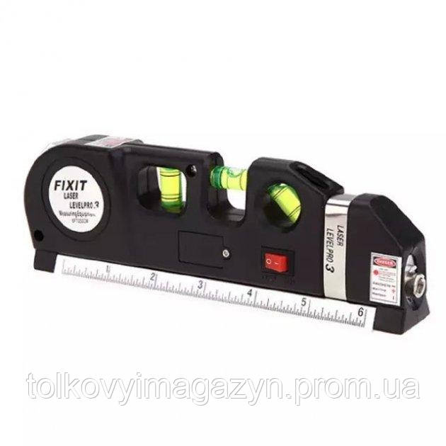 Лазерный Уровень Laser Level Pro 3 со Встроенной Рулеткой — Купить ...