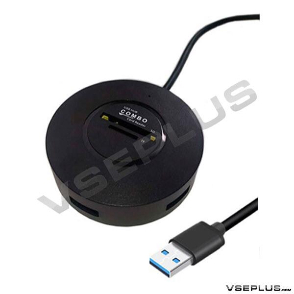 USB Hub Combo, Черный — Купить Недорого на Bigl.ua (1719892119)
