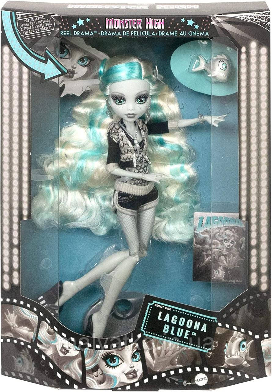 Колекційна кукла лялька Monster High 2022 Lagoona Blue in Black and ...