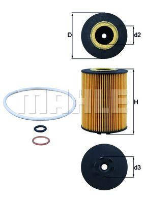 Оливний фільтр BMW 5 (E60)/BMW 6 (E63)/BMW X5 (E53)/MORGAN AERO 8 2000 ...