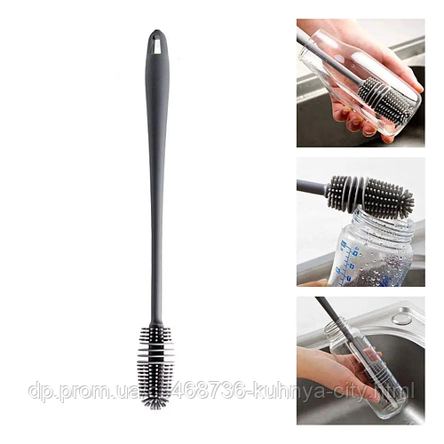 Купить Ершик силиконовый для мытья бутылок 33 см., цена 82 ₴ — Prom.ua ...