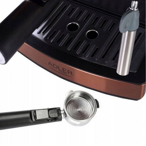 Купить Кофемашина для дома с капучинатором Adler AD 4404 сopper, цена ...