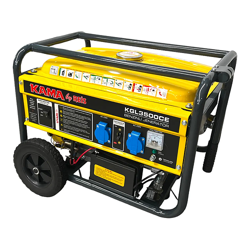 Купить Электро генератор Kama KGL3500CE с электростартером 2.8кВт, цена ...