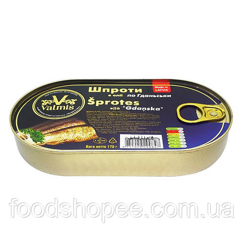 Шпроты в масле, по Гдански, 170г, цена 75.11 грн — Prom.ua (ID#1720515956)