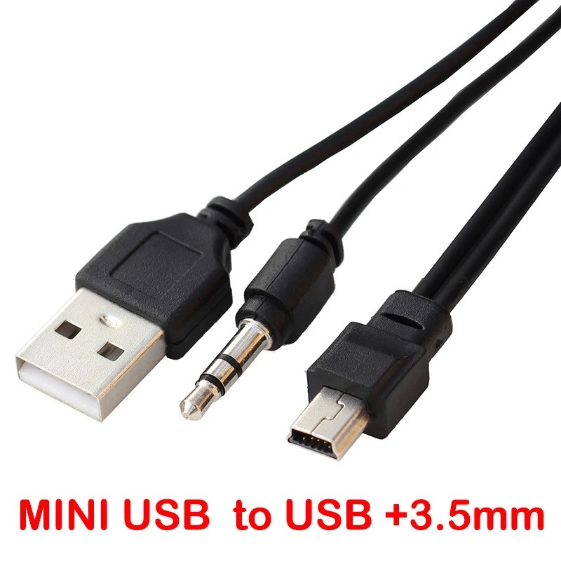 Зарядное Устройство Юсб на Mini Usb Jack 3.5 Мм Дата Кабель для Колонок ...