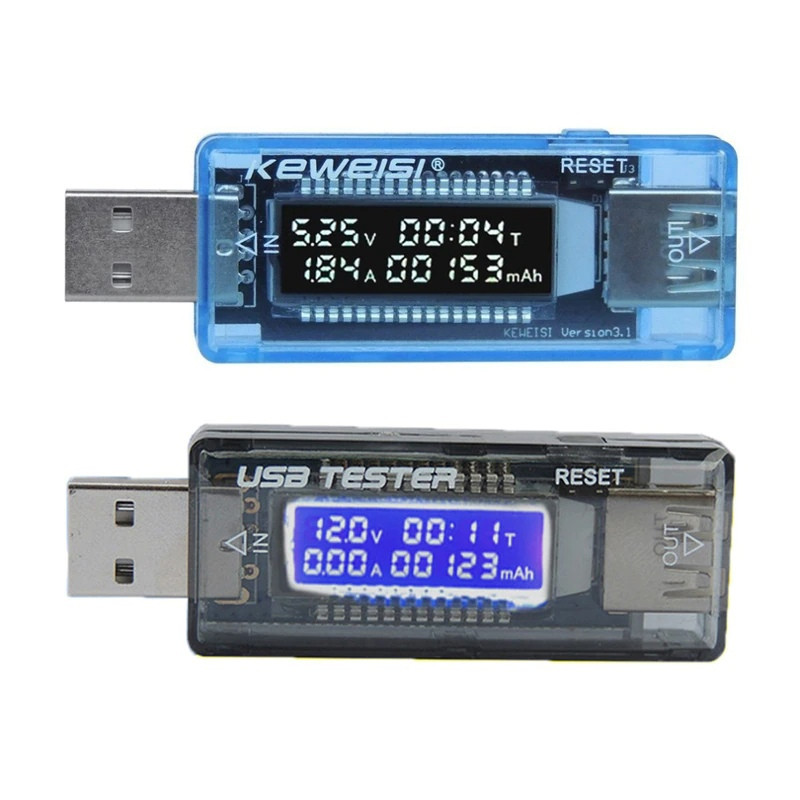 USB Тестер Keweisi KWS-V20 амперметр вольтметр измеритель емкости ...